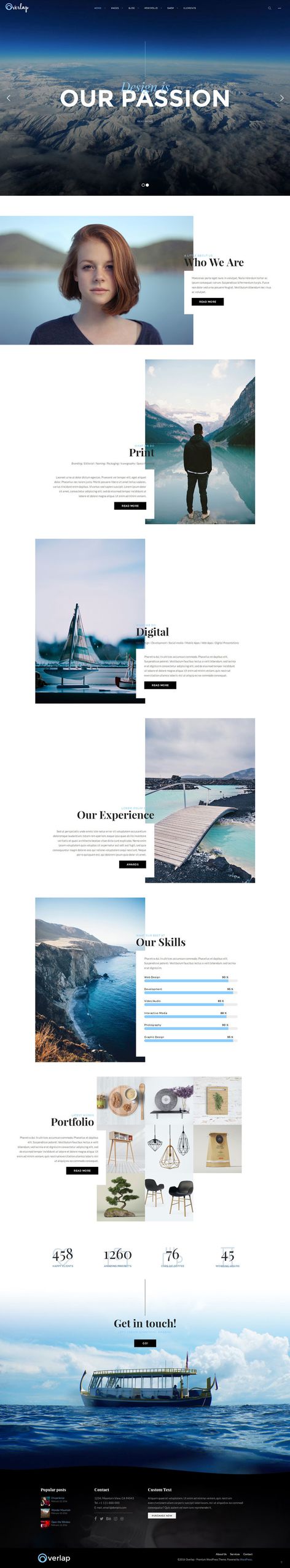 Web Design and Website Design image inspiration on Designspiration