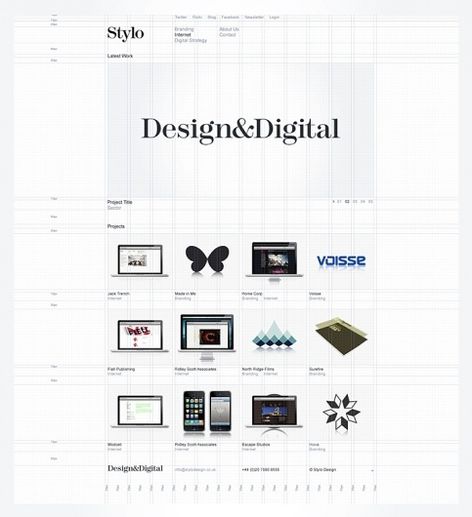 grid images on Designspiration