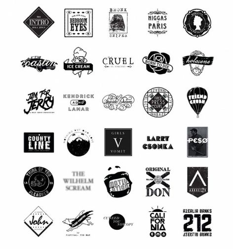 Logos and Black and White image inspiration on Designspiration