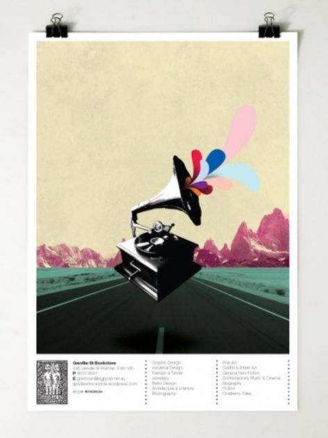 Music Posters Inspiration on Designspiration