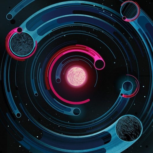 Creative systems, illustration, science fiction, space, and solar image ...