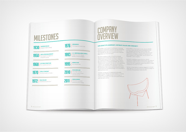 Annual Report Layouts image inspiration on Designspiration