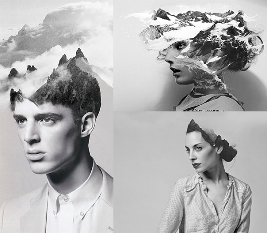 Photography and Double Exposures image inspiration on Designspiration