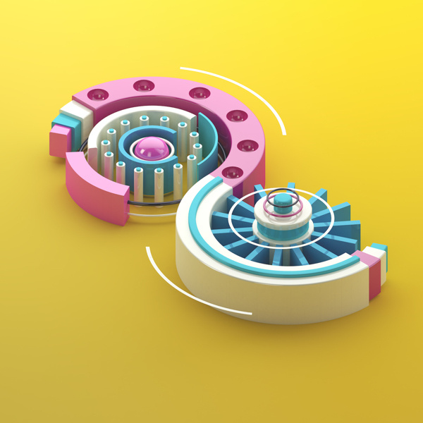 Cinema 4D image inspiration on Designspiration