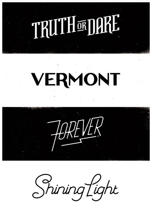 Typography, Type, and Print image inspiration on Designspiration