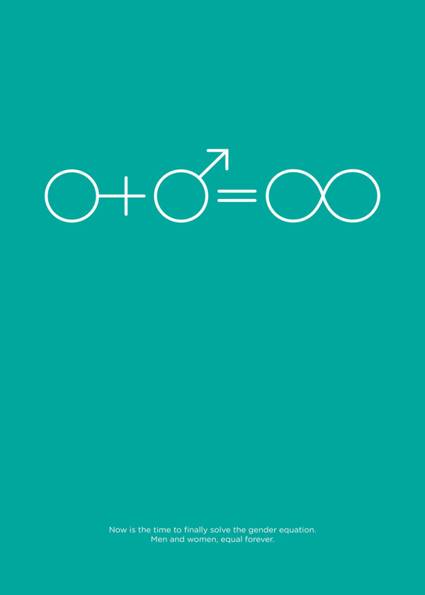 Posters and Genders image inspiration on Designspiration