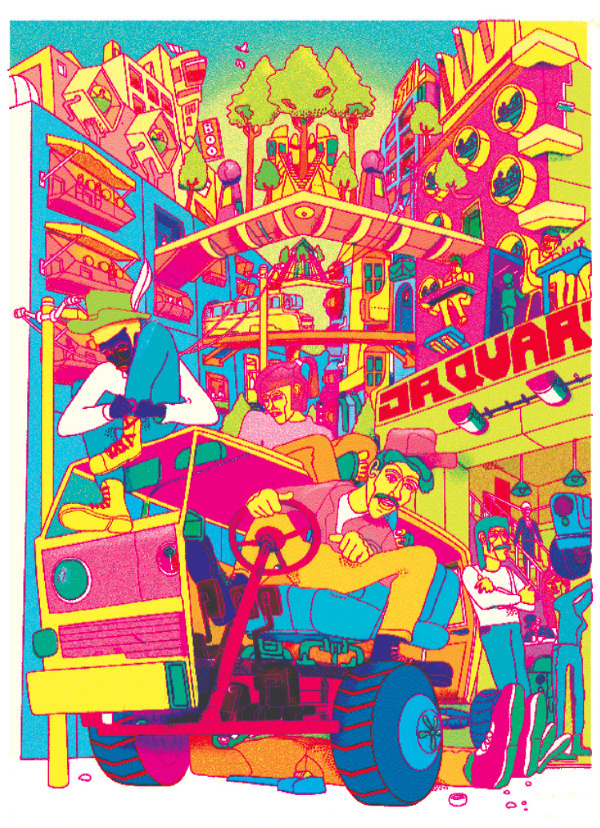 Illustrations image inspiration on Designspiration