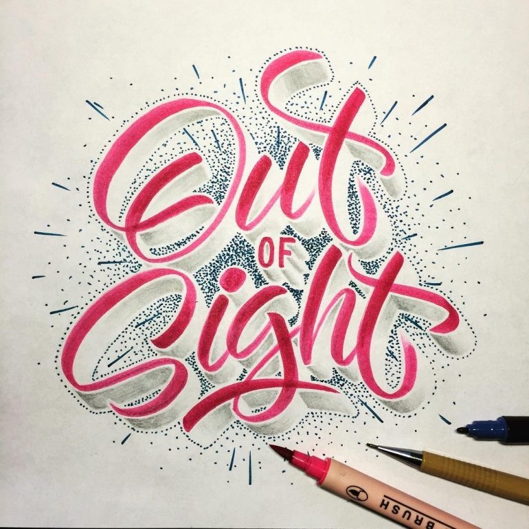 typography, type, lettering, hand lettering, and hand image inspiration ...